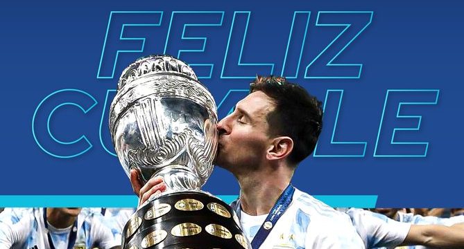 ¡Feliz cumple, capitán!; Fans le desean feliz cumple a Messi 🎉 ...